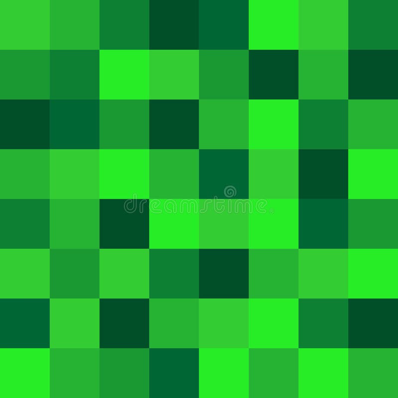 Square Plaid Pattern with Different Shades of Green. Vector Image Stock ...