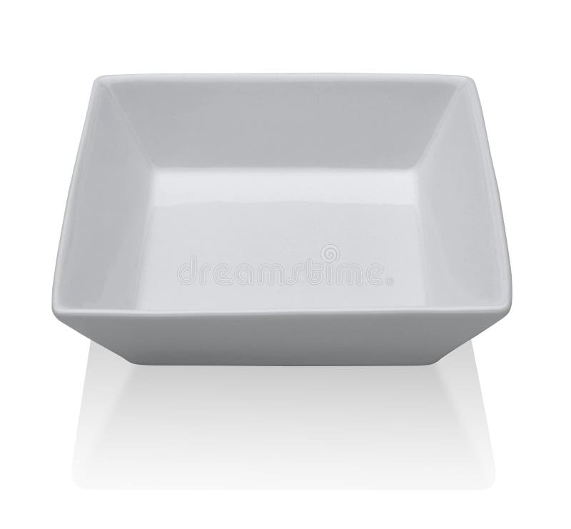 Square plate stock image. Image of plate, white, isolated - 6879423