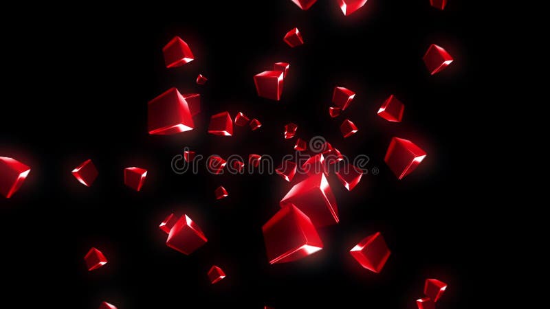 Square Polygon Explode Light Particle Animation Stock Footage - Video ...