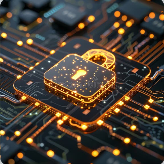 Square Presentation of a Secure Data Encryption Feature in Automated Migration Software Stock ...