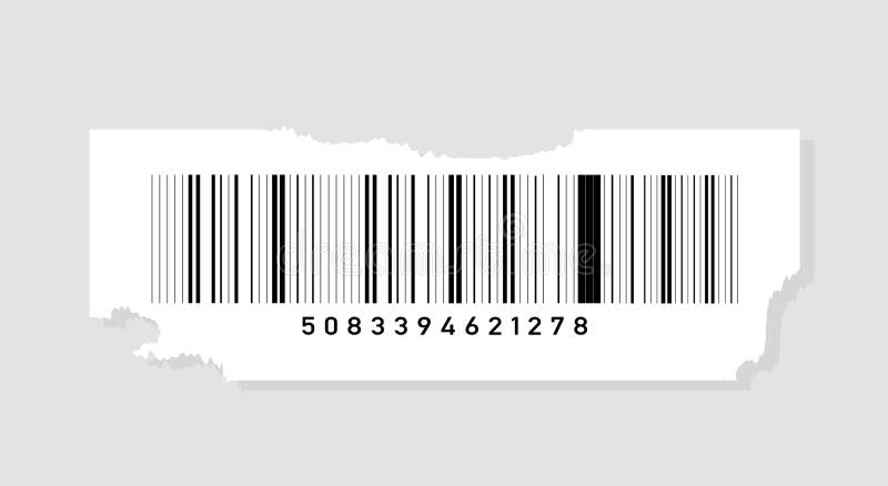 Torn Paper Barcode Stock Illustrations – 35 Torn Paper Barcode Stock ...