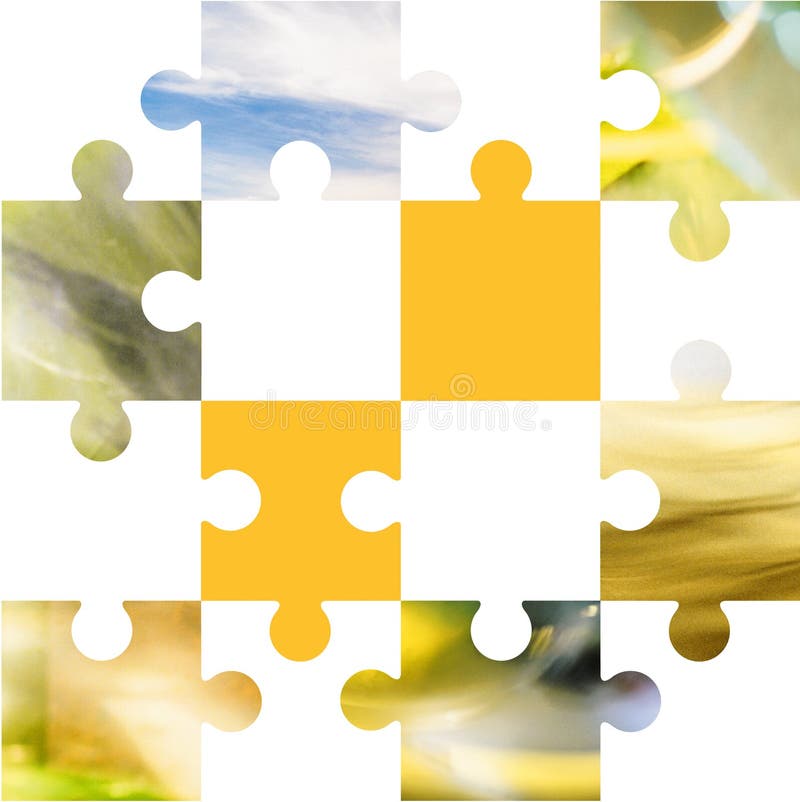 Square puzzle stock illustration. Illustration of pieces - 1590900