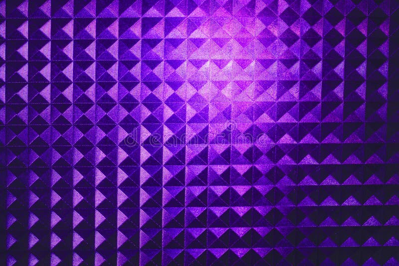 Square Pyramidal Purple Stripped Pattern Texture Illuminated Neon ...