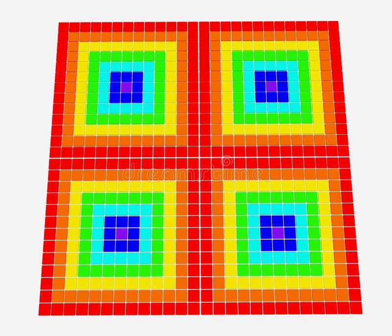 Square rainbow stock illustration. Illustration of blue - 53745121