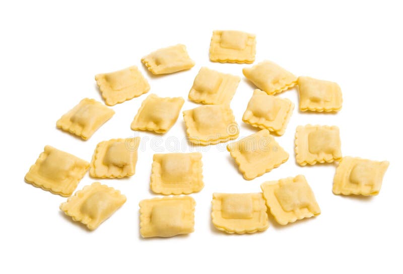Square ravioli isolated stock image. Image of healthy - 127916069