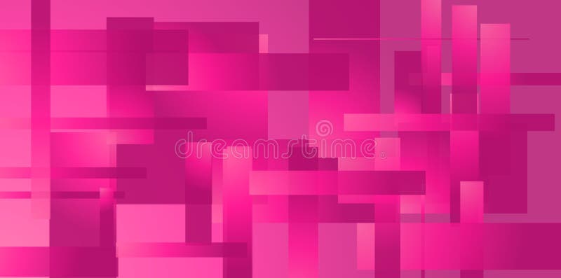 Square and Rectangular Shapes Abstract Graphics Illustration with Pink ...