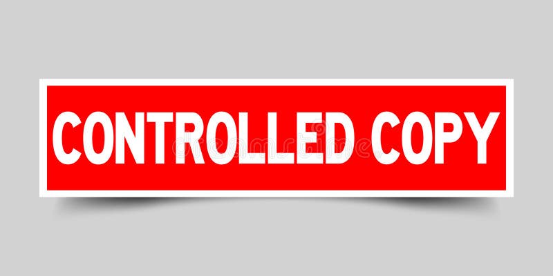 Controlled Copy Stamp