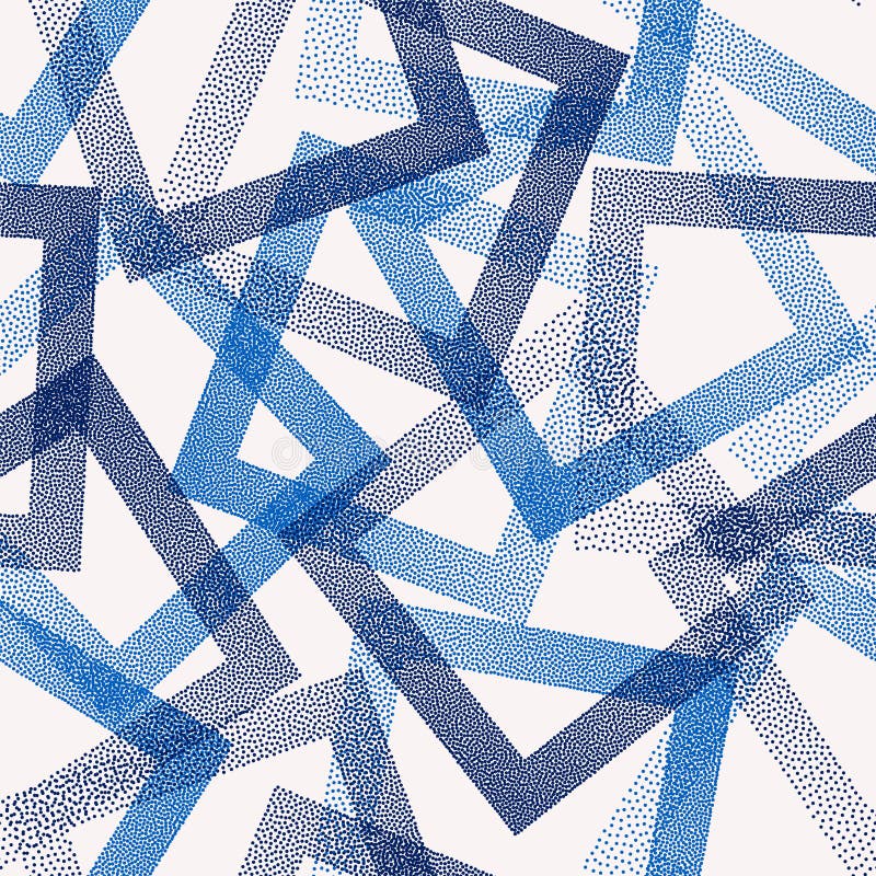 Square Rhombus Shapes of Dot Points Geometric Vector Seamless Pattern ...
