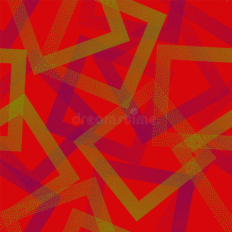 Square Rhombus Shapes of Dot Points Geometric Vector Seamless Pattern ...