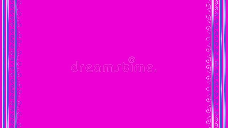 Square, Richly Decorated Neon Glowing Blue, Rectangular Frame ...