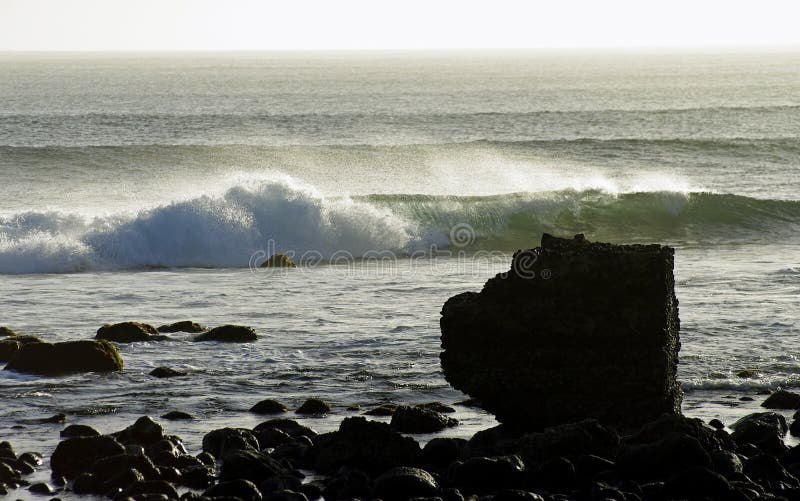 Square rock stock photo. Image of horizon, atlantic, ocean - 11762336