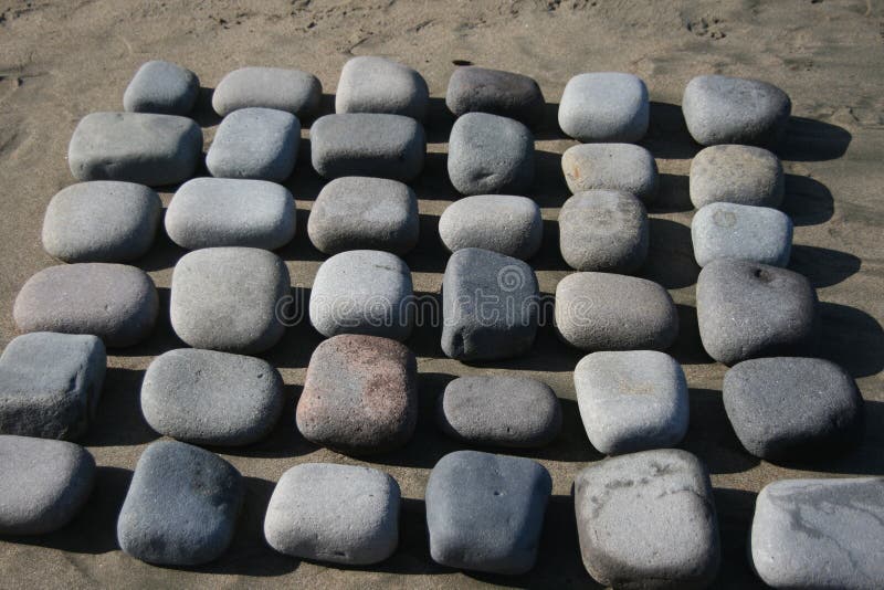 Square Rocks stock photo. Image of pattern, sand, cobblestone - 229612548