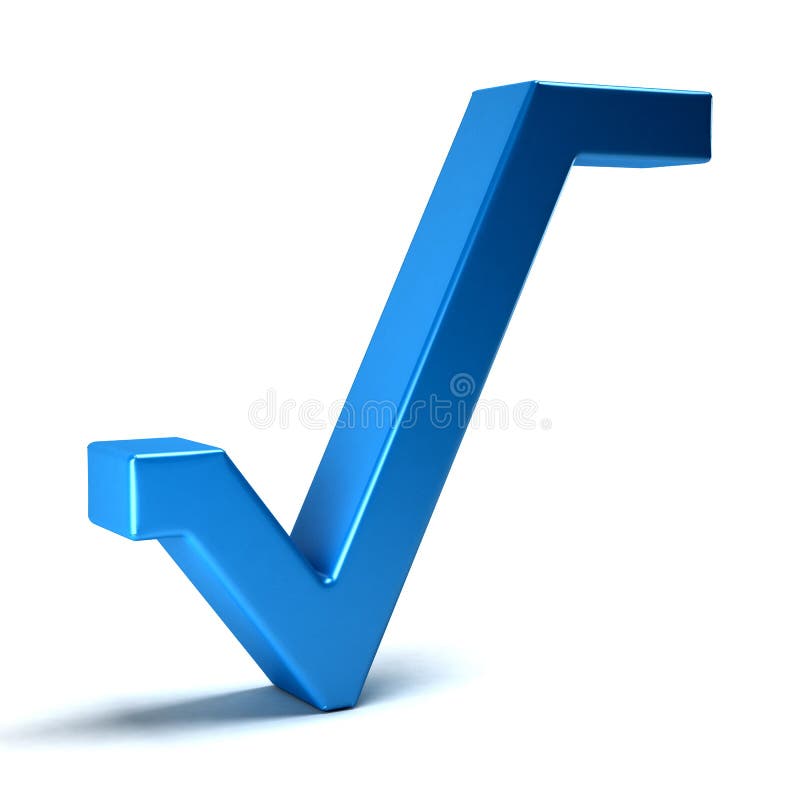 Square Root Math Symbol. stock illustration. Illustration of isolated ...