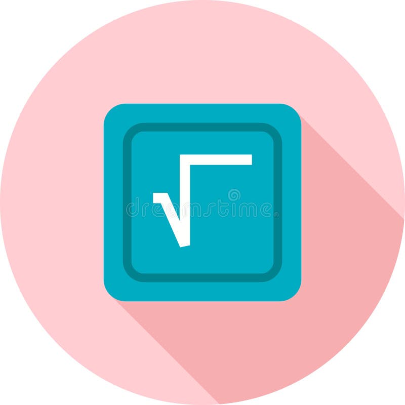 Square Root Symbol stock vector. Illustration of mathematical - 96006613