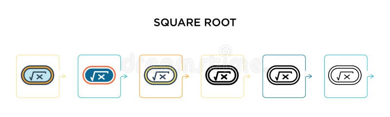 Square Root Sign Outline Stock Illustrations – 1,505 Square Root Sign ...