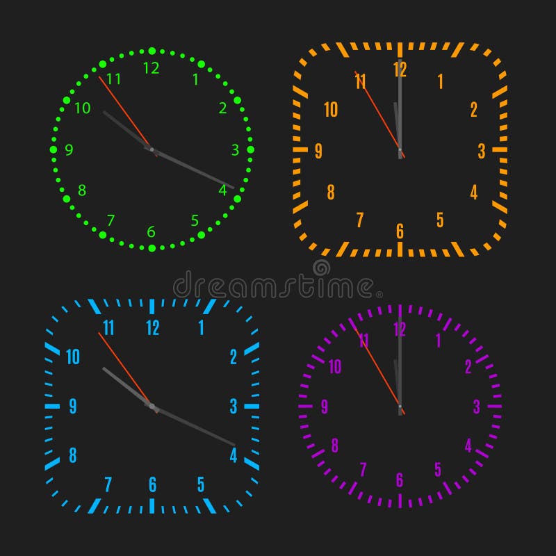 Timepiece Dials Stock Illustrations – 862 Timepiece Dials Stock ...