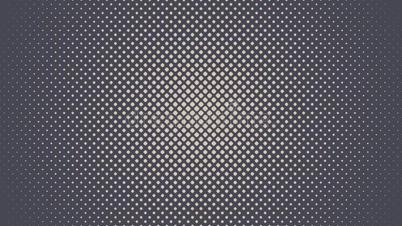 Square Rounded Dots Halftone Pattern Radial Gradient Vector Abstract ...