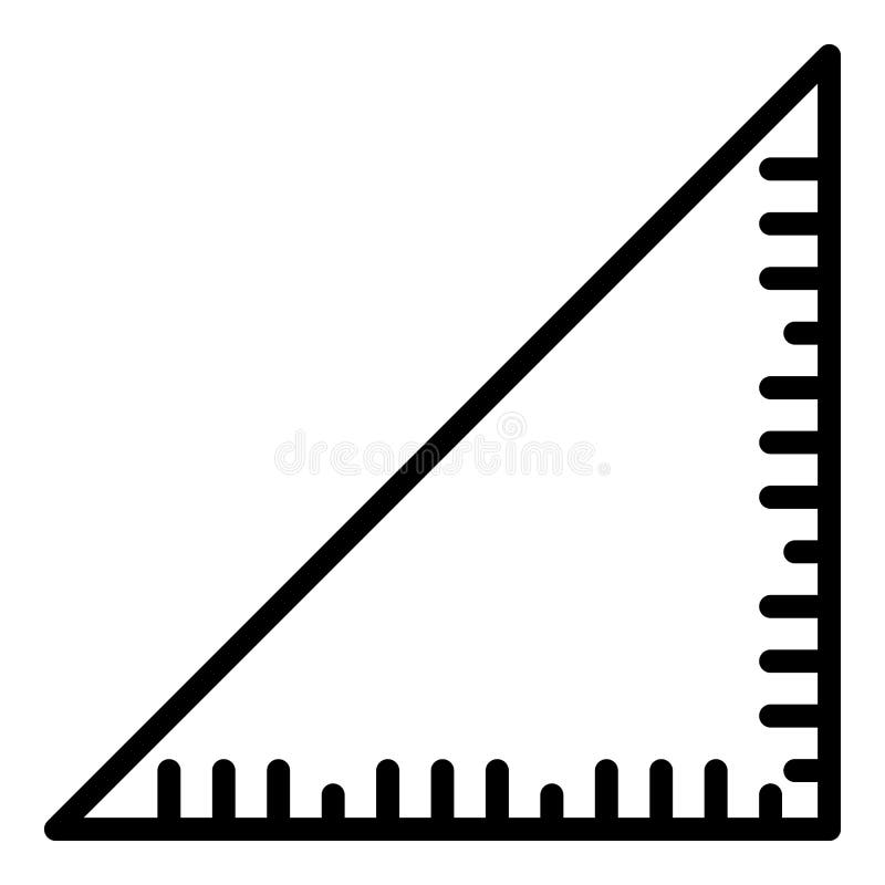 T-square Ruler Vector Illustration Stock Vector - Illustration of wood ...