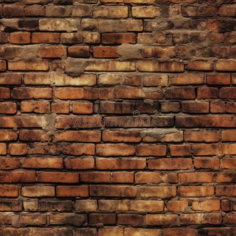 A Square Rustic Brick Wall Pattern Tile Stock Illustration ...