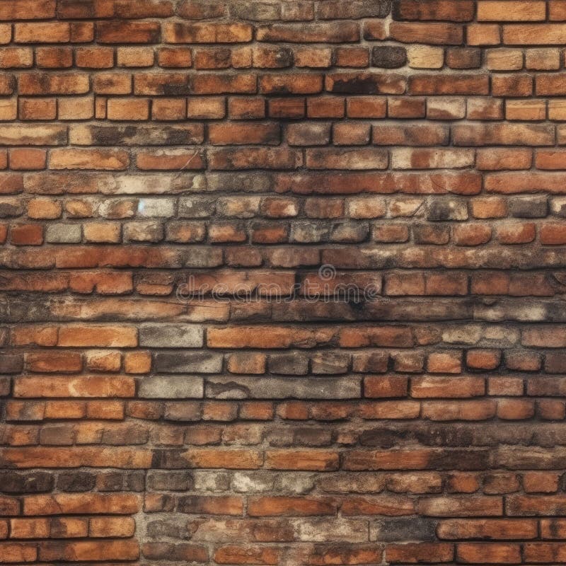 A Square Rustic Brick Wall Pattern Tile Stock Illustration ...