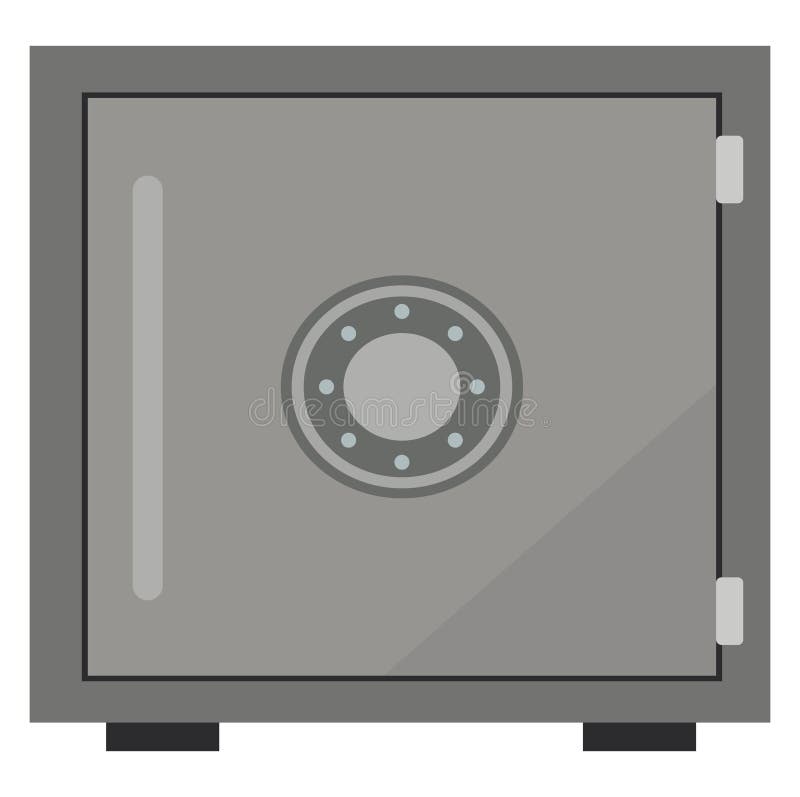 Square Safe, Illustration, Vector Stock Vector - Illustration of ...