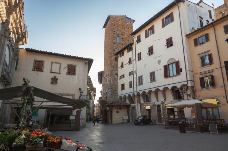 The Square San Pier Maggiore in Florence Stock Image - Image of scene ...