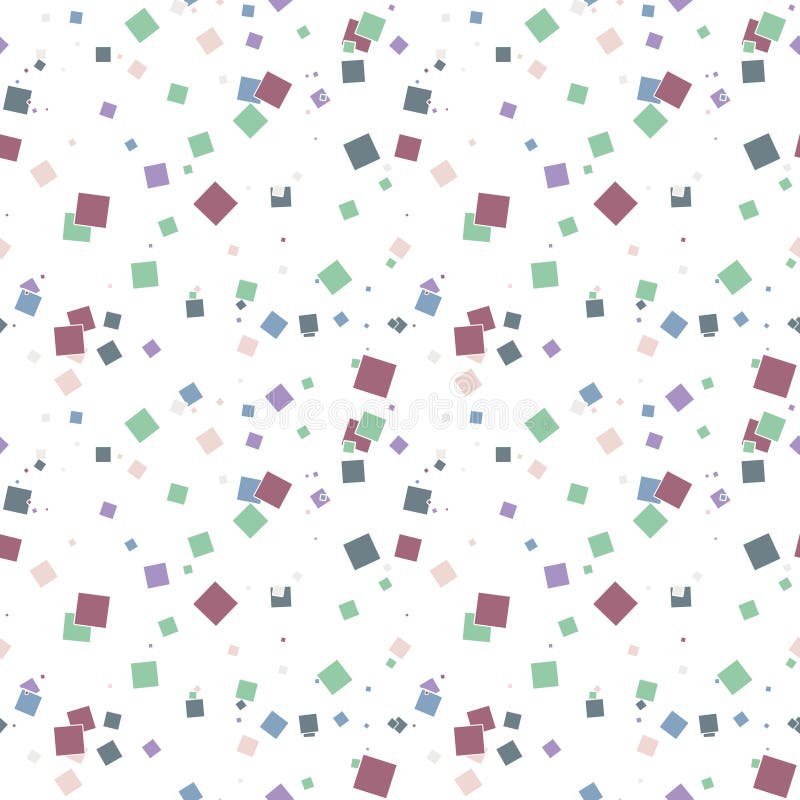 Messy Seamless Abstract Background with Squares. Stock Vector ...