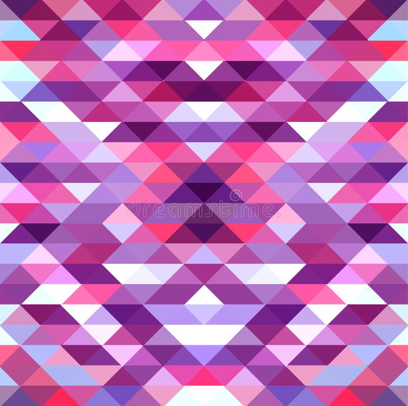 Square Seamless Polygonal Pattern. Stock Vector - Illustration of ...