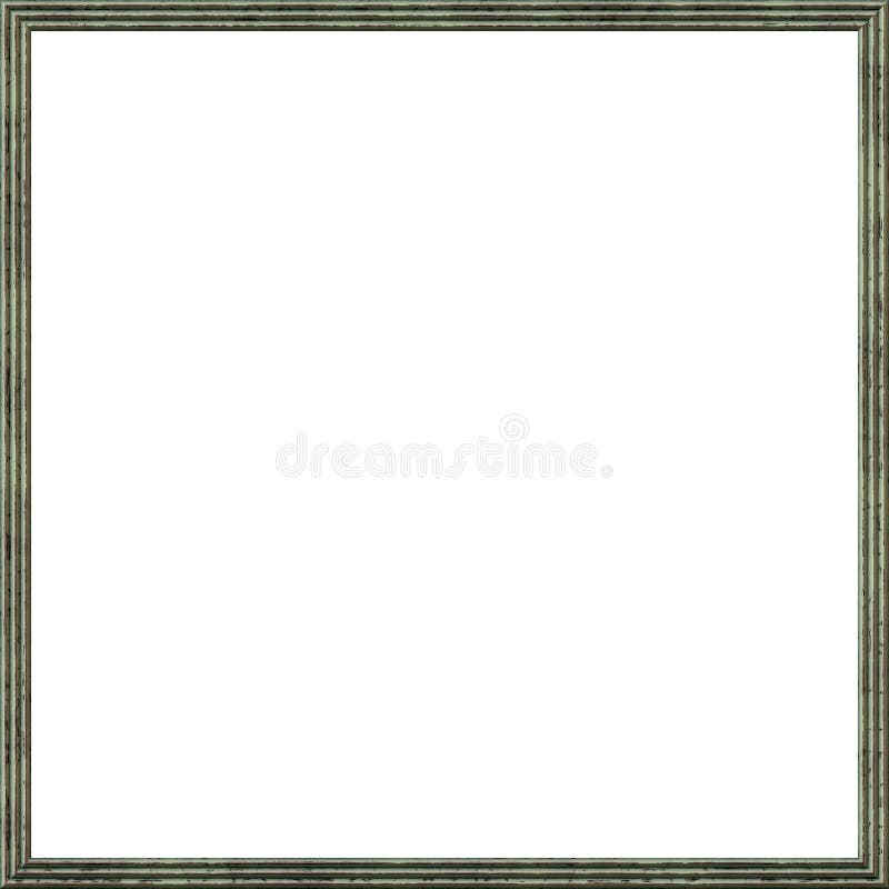 Square seedy wooden frame stock illustration. Illustration of tetragon ...
