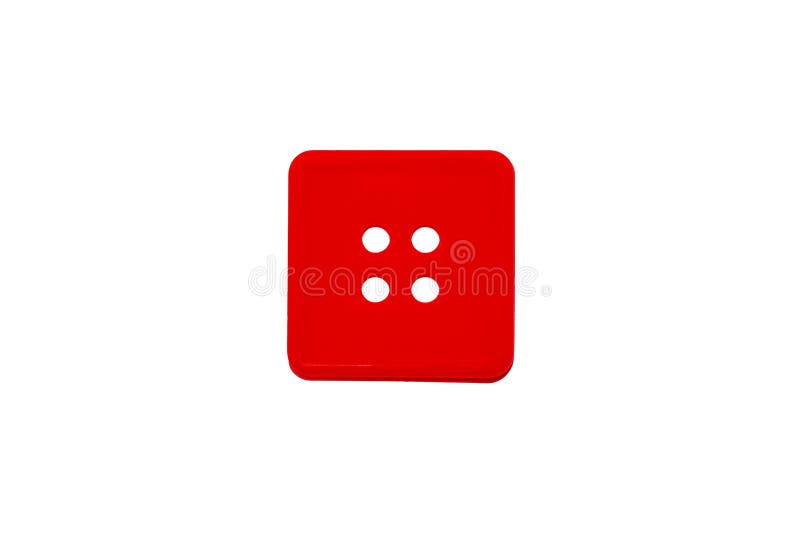 Square Sewing Button Four Holes Toy Stock Image - Image of fashion ...