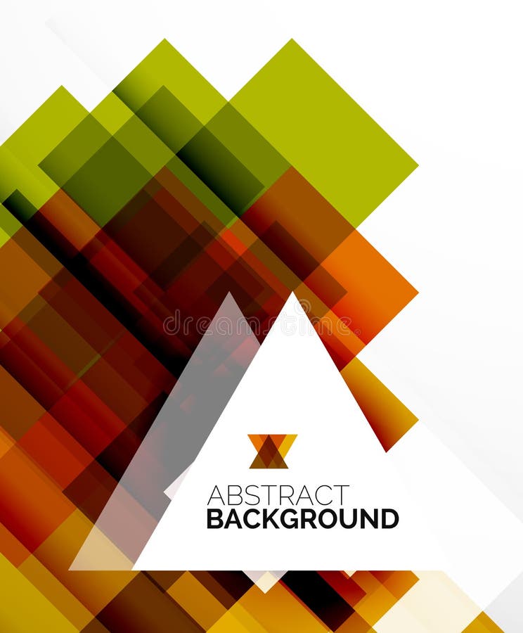 Square Shape Abstract Layouts, Business Template Stock Vector ...