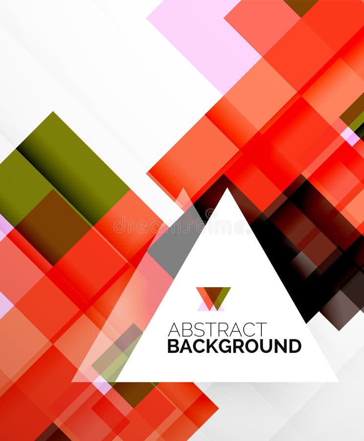 Square Shape Abstract Layouts, Business Template Stock Vector ...