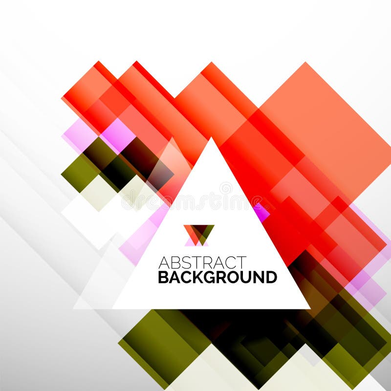 Square Shape Abstract Layouts, Business Template Stock Vector ...