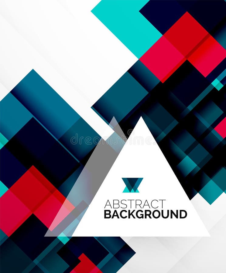 Square Shape Abstract Layouts, Business Template Stock Vector ...