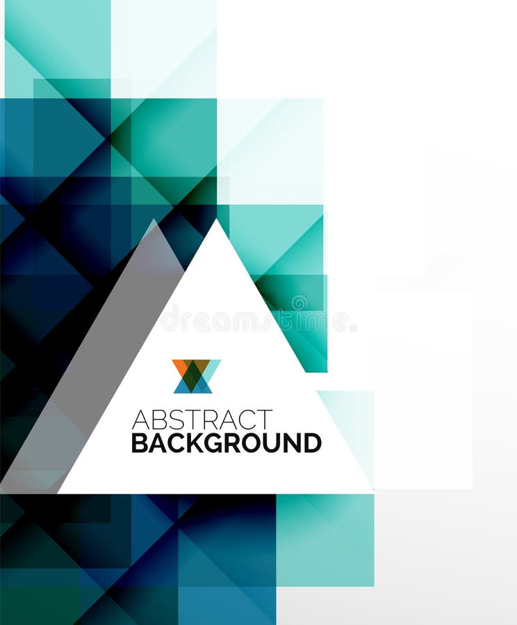 Square Shape Abstract Layouts, Business Template Stock Vector ...