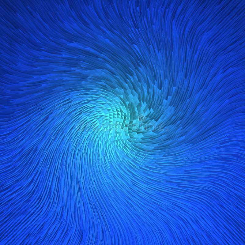 Blue and Cyan Graphic Design. Blended Blocks and Lines Stock ...