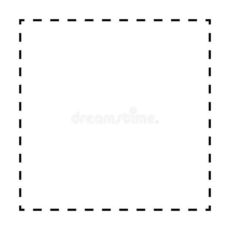 Square Shape Dotted Icon Vector Symbol for Creative Graphic Design Ui ...