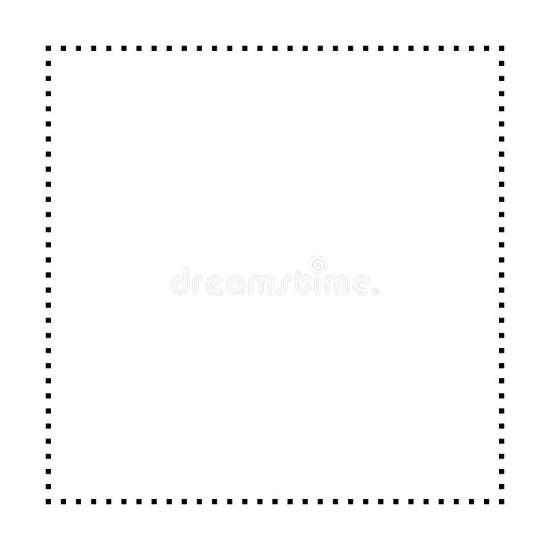 Square Shape Dotted Icon Vector Symbol for Creative Graphic Design Ui ...