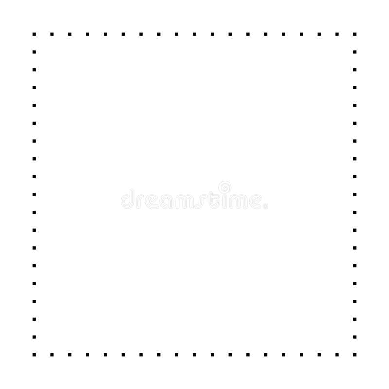 Square Shape Dotted Icon Vector Symbol for Creative Graphic Design Ui ...