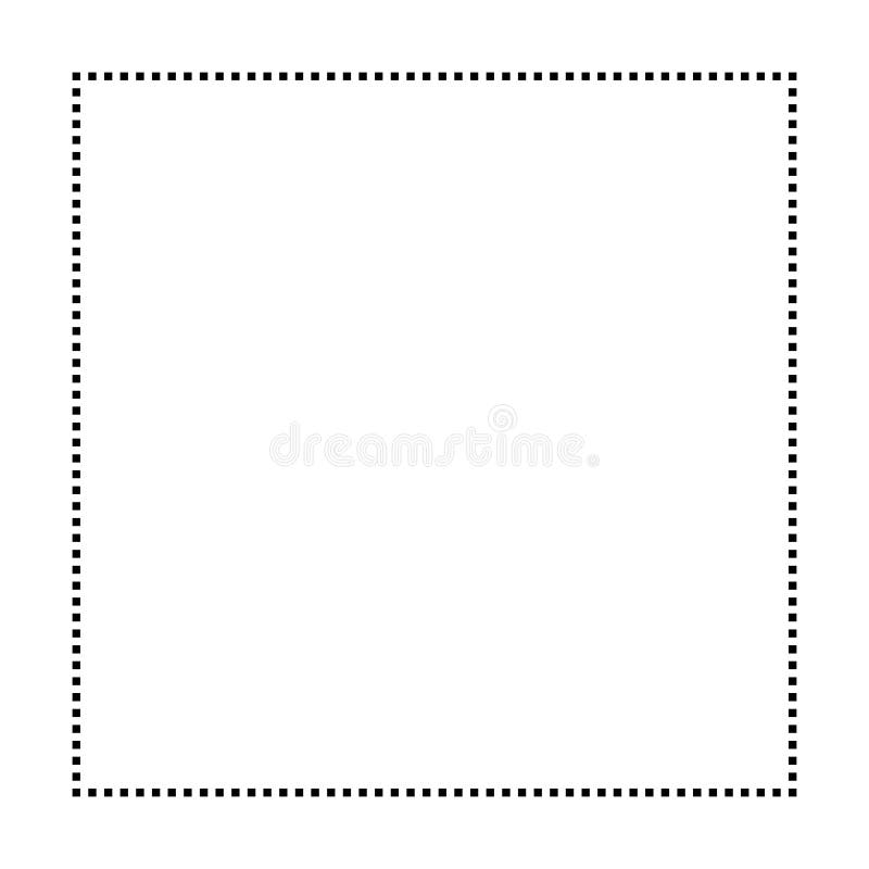 Square Shape Dotted Icon Vector Symbol for Creative Graphic Design Ui ...