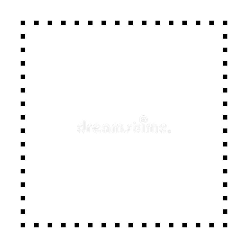 Square Shape Dotted Icon Vector Symbol for Creative Graphic Design Ui ...