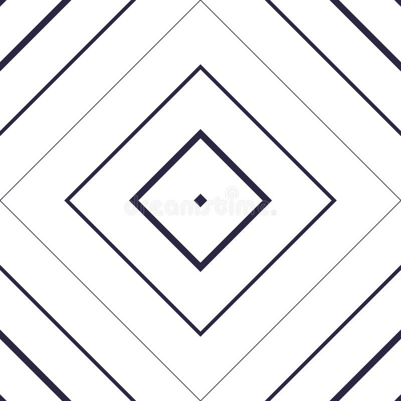 Square Shape Lines Vector Seamless Pattern, Geometric Abstract M Stock ...