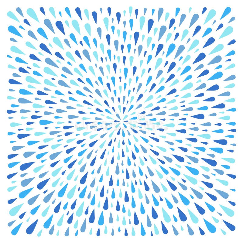 Square Shape Made of Uneven Water Drops, Droplets, Raindrops, Tears ...