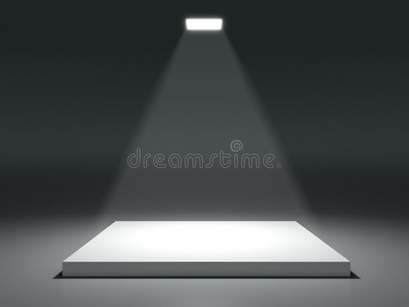 Square shape stage stock illustration. Illustration of night - 63416320