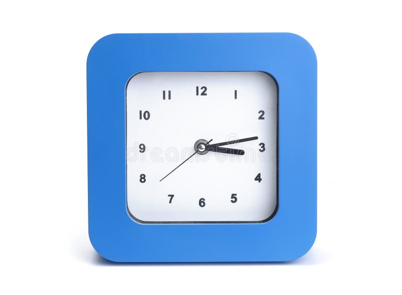 A Big Wall Clock with Various Angle on White Background. Stock Image ...