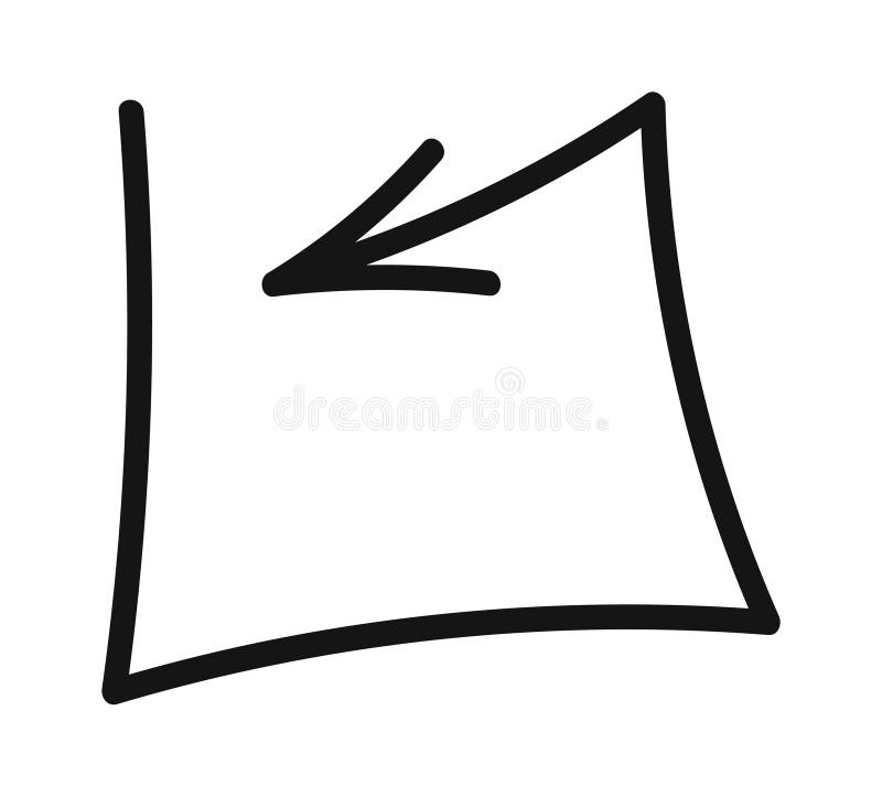 Square Shaped Arrow Pointer Design Stock Vector - Illustration of ...