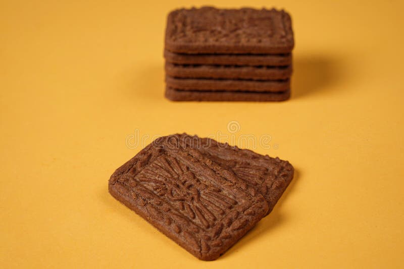 Square-shaped Chocolate Biscuits are Suitable As a Side Snack To the ...