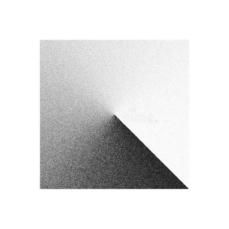 Square Shaped Dotted Object, Stipple Elements. Stippling, Dotwork ...