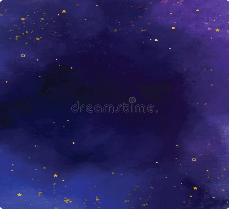 Square-shaped Graphic Illustration of the Universe Full of Stars Stock ...