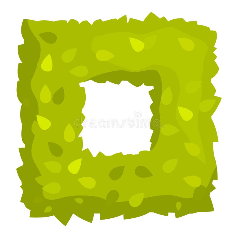 Square Shaped Green Hedge Forming Empty Frame Stock Photo - Image of ...